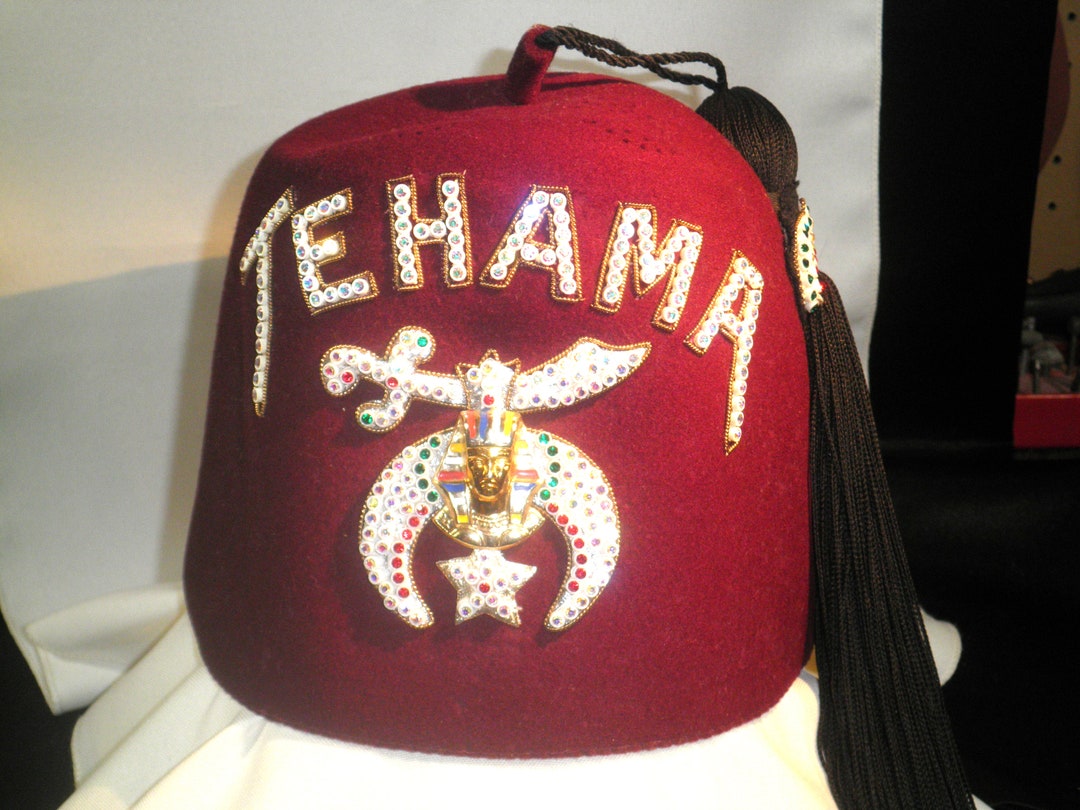 Vintage Masonic Shriner's Fez Hat Masonary Tassel Pin - Etsy
