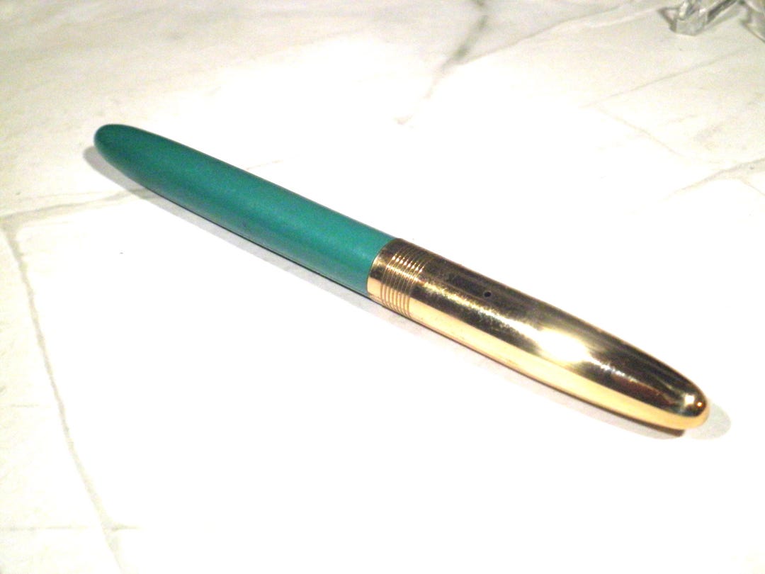 Wearever Green With Gold Cap Lever-filler Fountain Pen - 1950s - Etsy