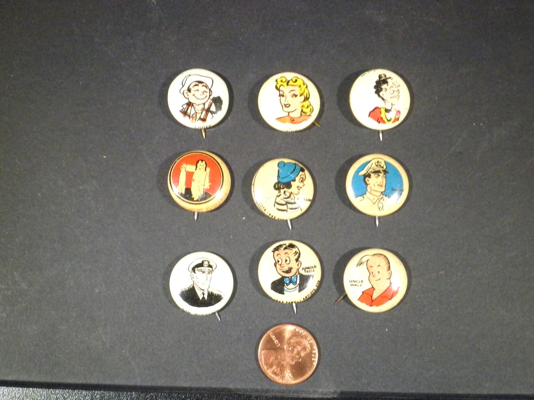Kellogg's Cereal Pep Pinback Button, 1940'S - Selection Group - Etsy