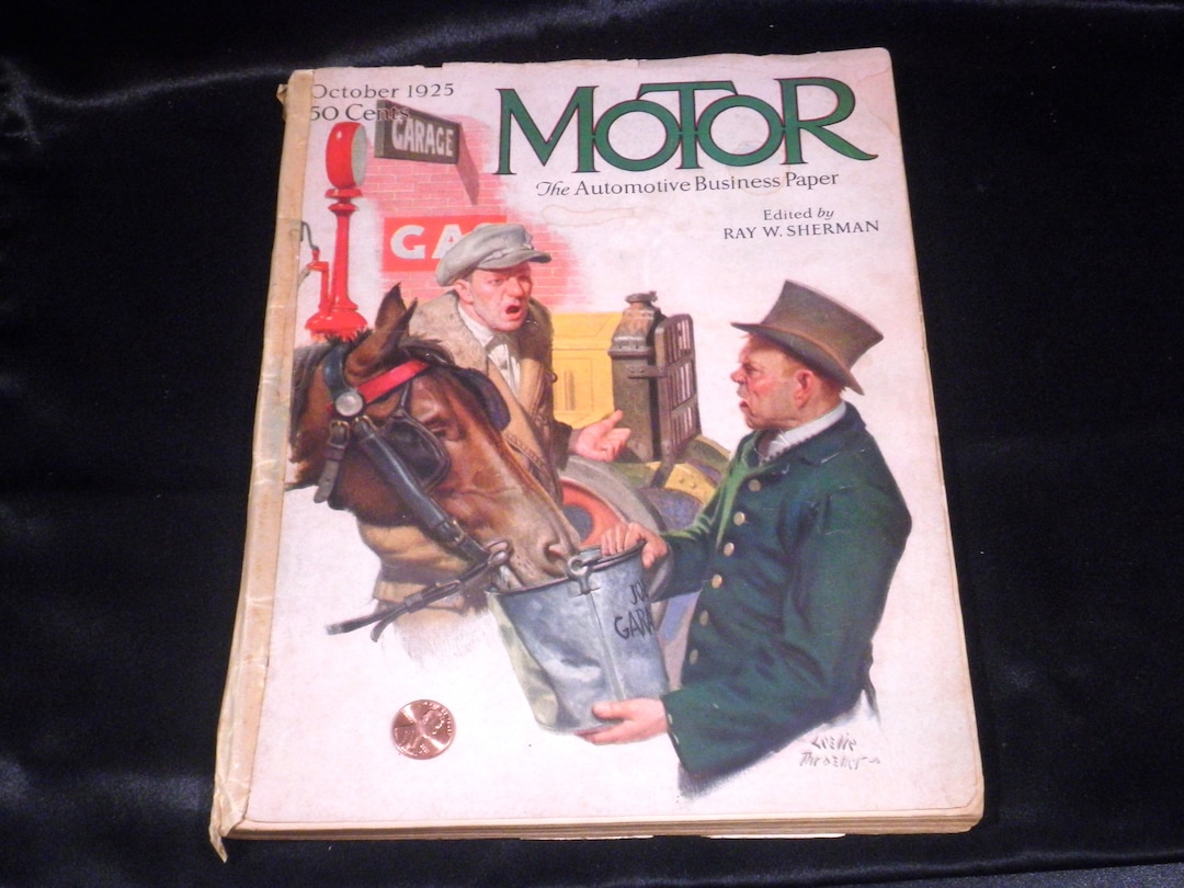 1925 MOTOR Automotive Business Paper Magazine - Etsy