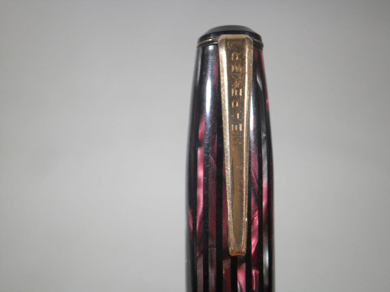 Wearever Pacemaker Red & Bronze Striated Fountain Pen - No Nib - Etsy