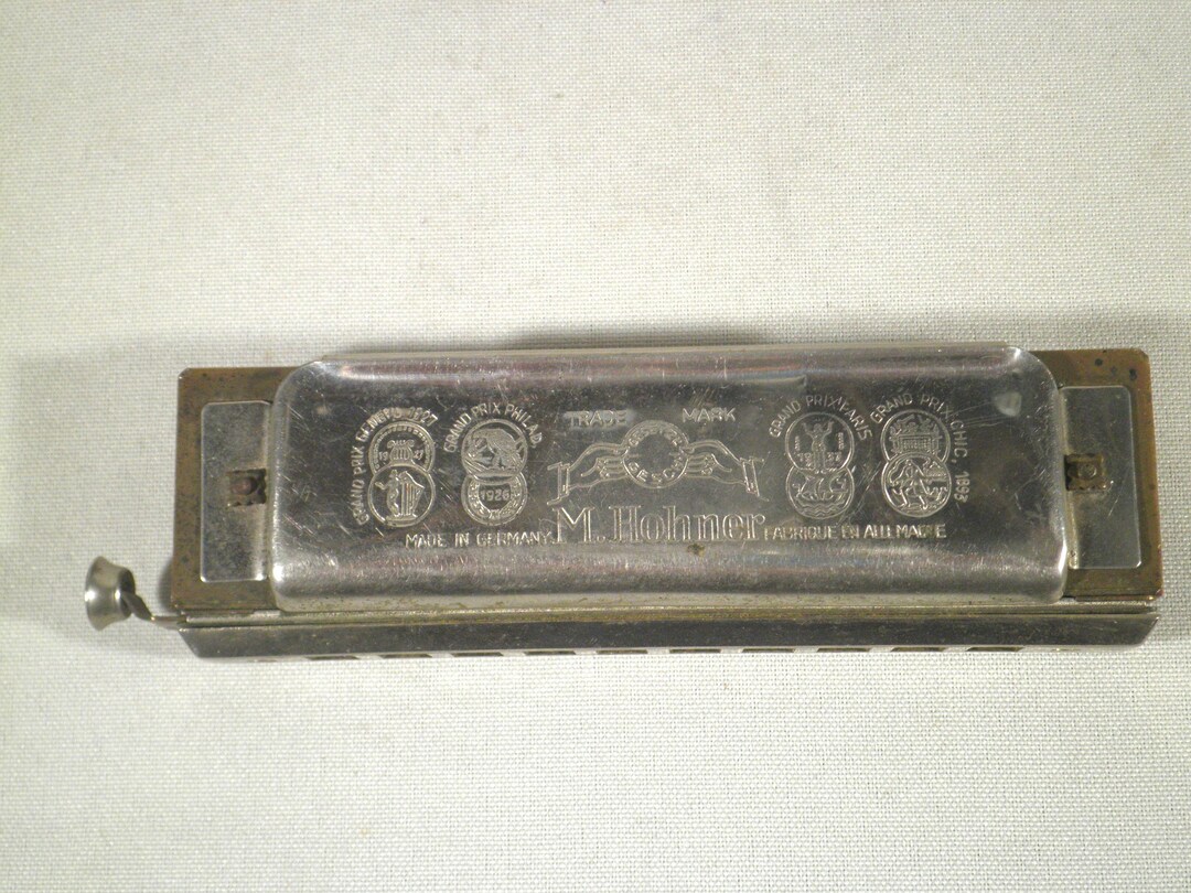 Vintage M. Hohner THE "chromonica" 10 Hole Harmonica - Etsy