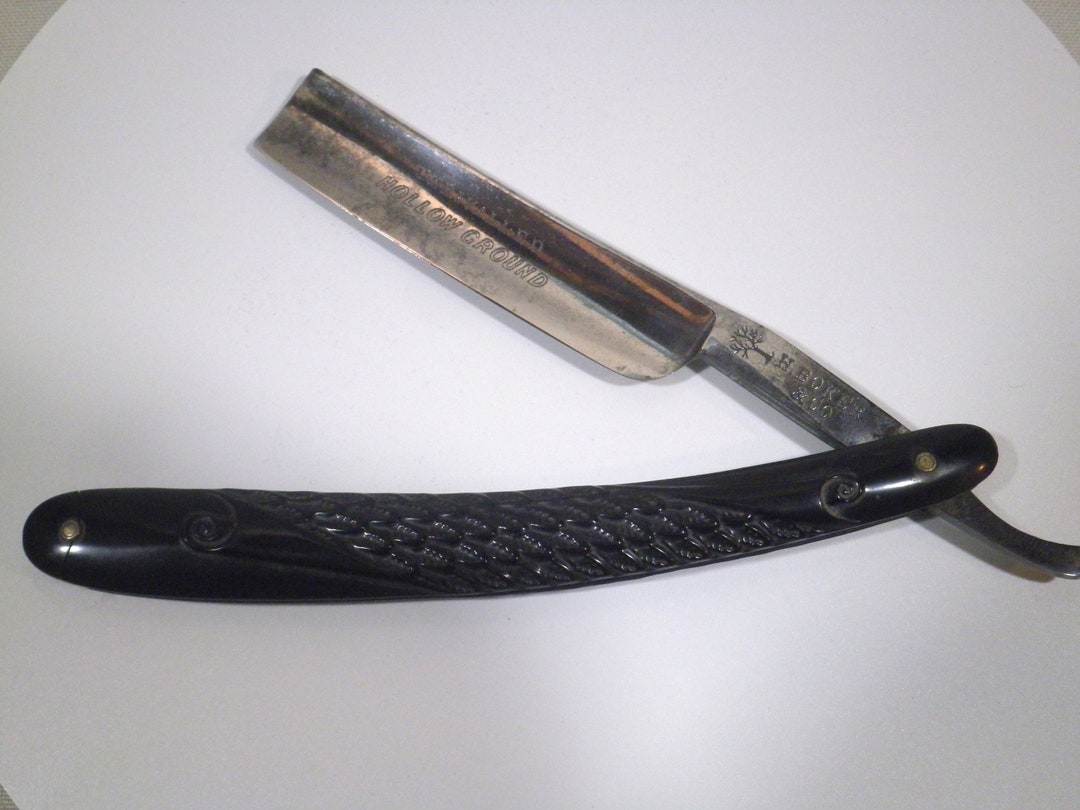 Vintage H Boker & Co Unrivaled Hollow Ground Straight Razor - Etsy