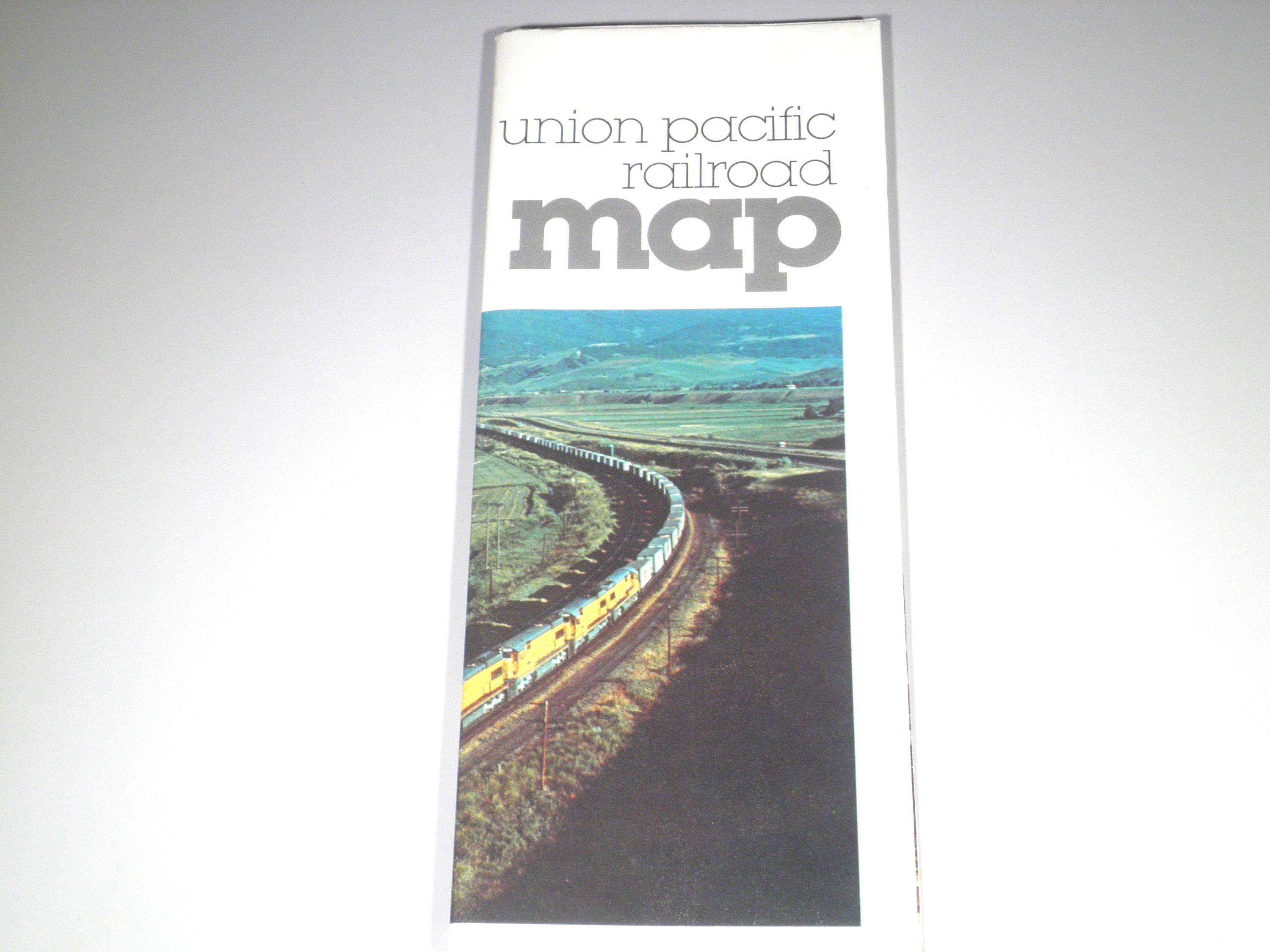 Vintage Union Pacific Railroad Map - Etsy