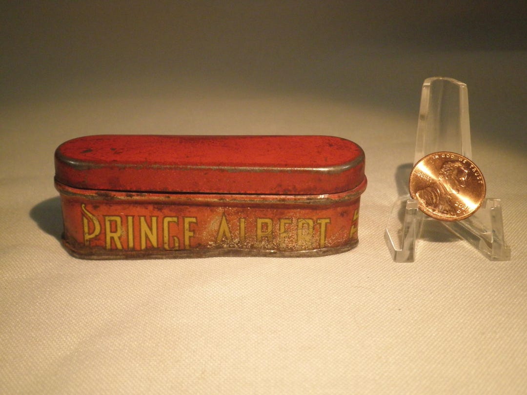 Old Folkart Modified Prince Albert Tobacco Tin Can - Etsy
