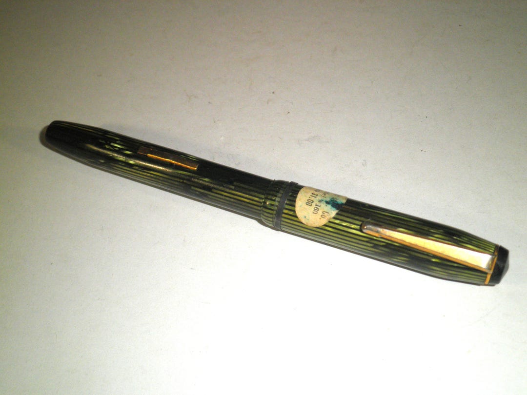 Vintage Welsh Fountain Pen Model 160 Pinstriped Celluloid - Etsy