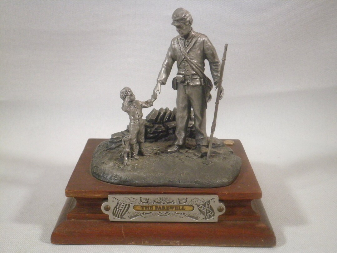 The Farewell - Chilmark Pewter Civil War Sculpture by Francis Barnum ...