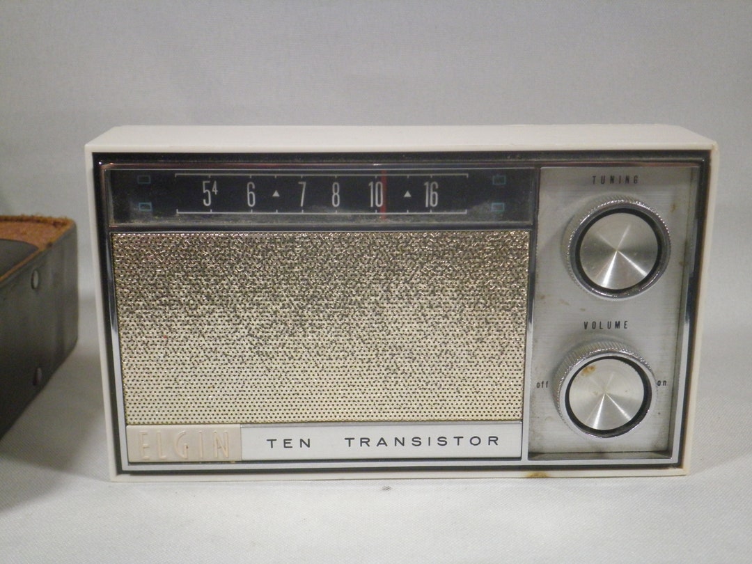 Elgin 1960's Ten Transistor AM Radio - Works - Etsy