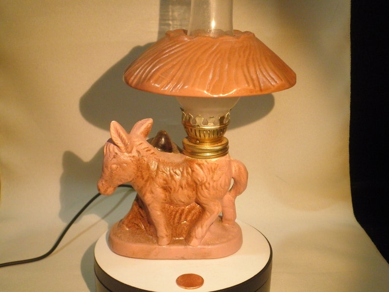 Vintage Mid-century Lugenes Miniature Hillbilly Oil Lamp - Etsy