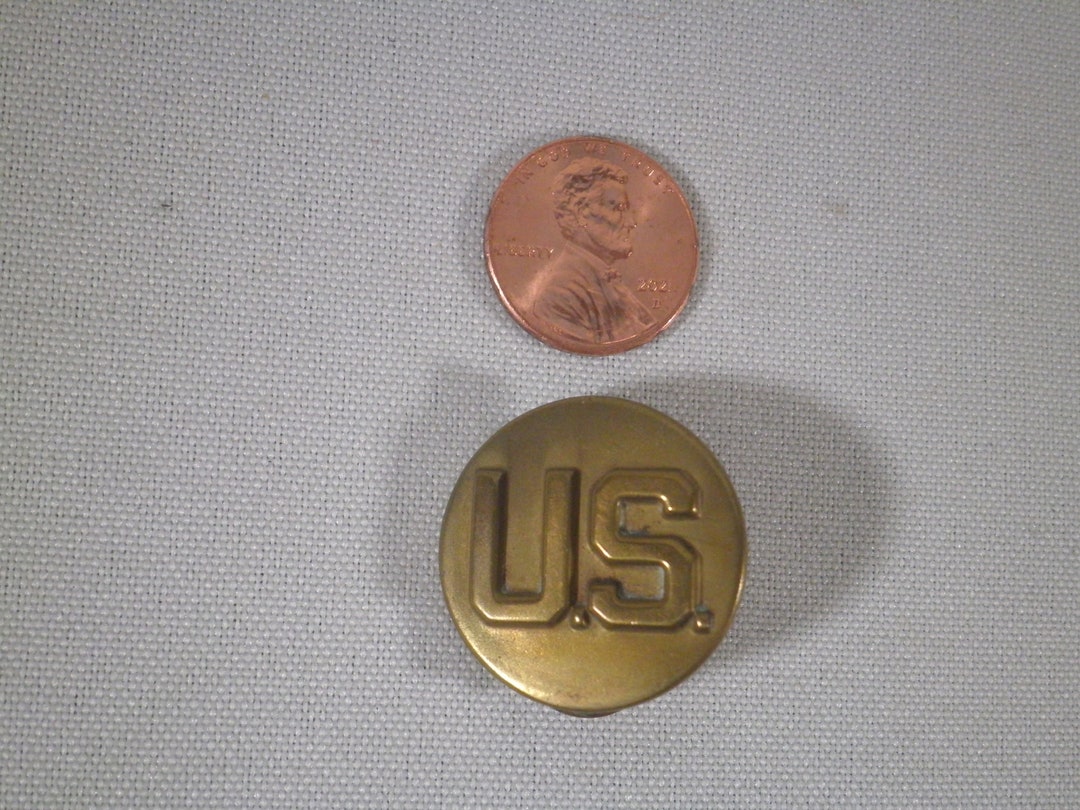 Vintage U.S .military Lapel Brass Pin - Etsy