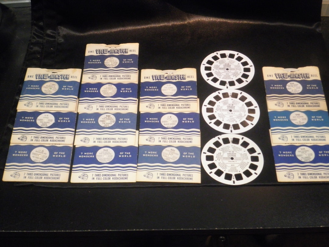 Vintage View-master Reel Sets Selection Listing - Etsy