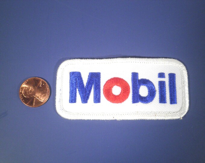 Vintage Mobil Oil Gas Shirt Logo Cloth Patch - Etsy