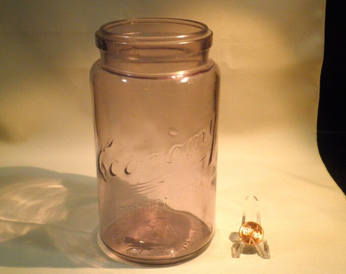 Vintage 7 Kerr Economy Trademark Sun Purple Mason Canning Jar - Etsy