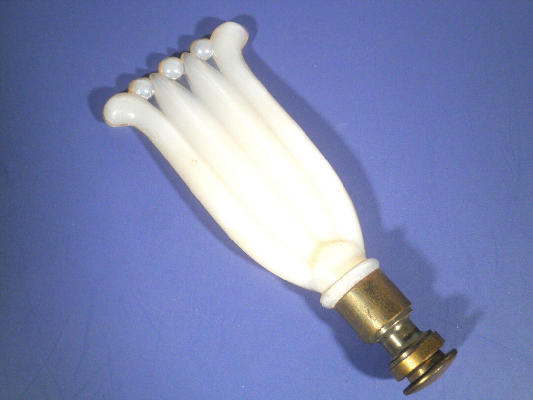 Vintage Aladdin Electric Alacite Glass Lamp Finial - Etsy