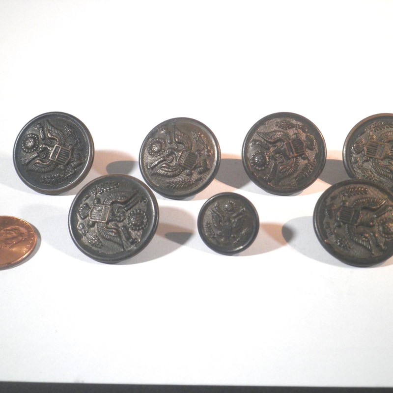 Ww1 Uniform Buttons - Etsy
