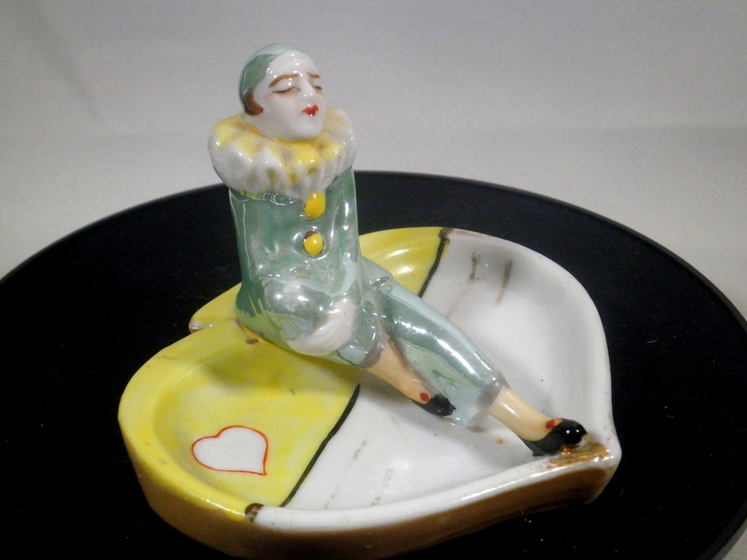 Pierrot Japan Lusterware Heart's Playing Card Candy/nut Dish - Etsy