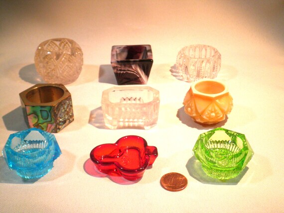 Vintage Salt Dip Selection Grouping | Etsy