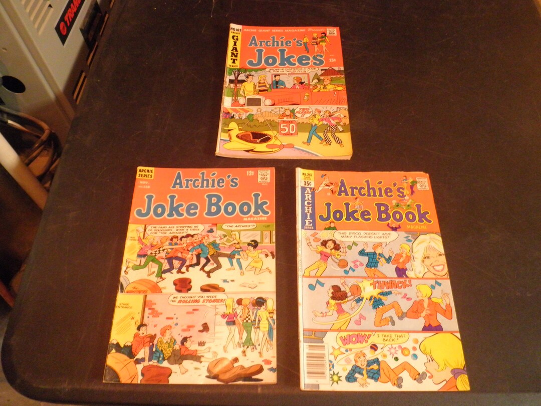 Archie's Joke Book, Archie's Jokes Comic Books - Lot of 3 - Etsy
