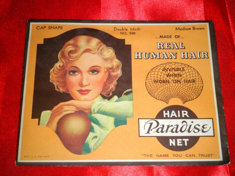 Vintage Hair Net Package Including Hair Net Group 1 - Select - Etsy