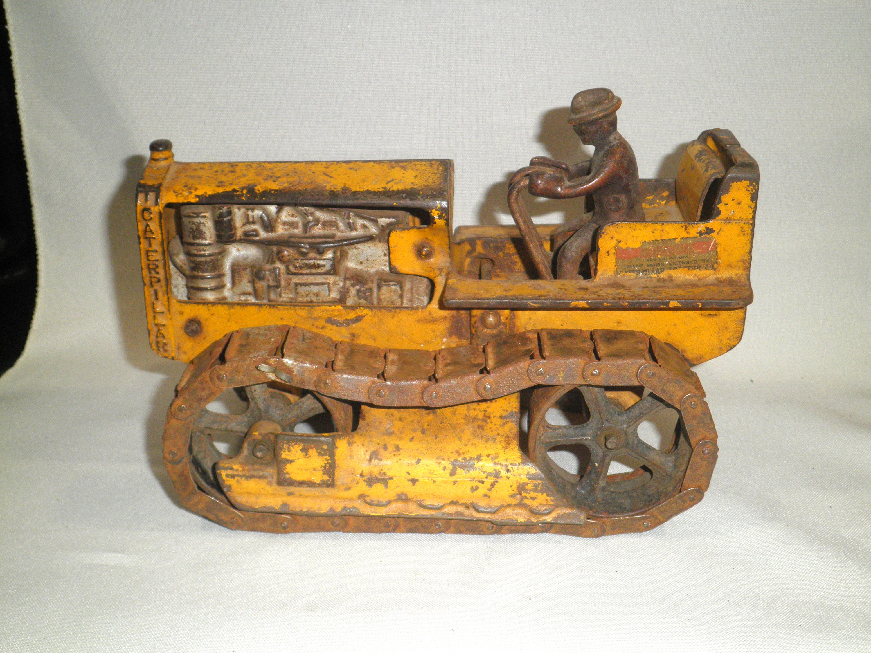 Antique 1925 Arcade International Cast Iron Caterpillar Tractor - Etsy