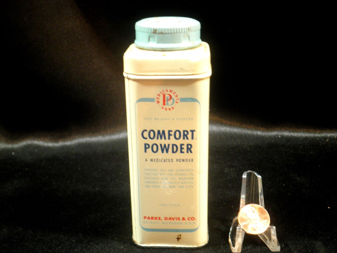 Medicamenta Comfort Powder- Parke, Davis & Co.- 4 Oz. - Etsy