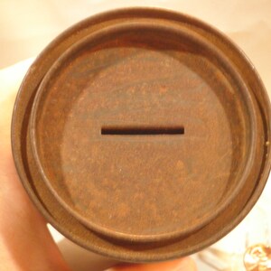 Vintage Baker's Coconut Tin Can Bank - Etsy