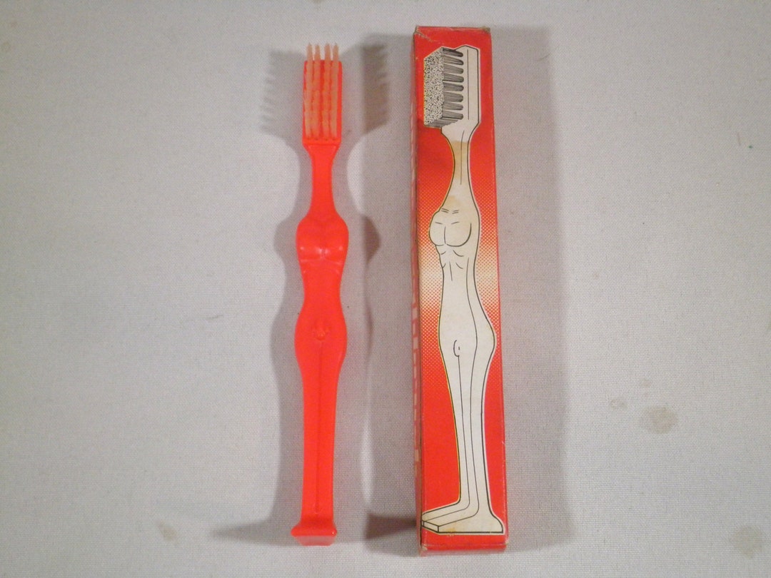Mid Century Novelty Male Toothbrush Figure Hong Kong Unused Open Box - Etsy