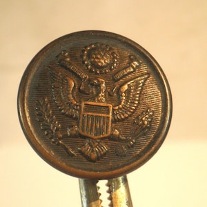 Antique WWI US Military Uniform Buttons Scovill Mfg Co. Waterbury ...