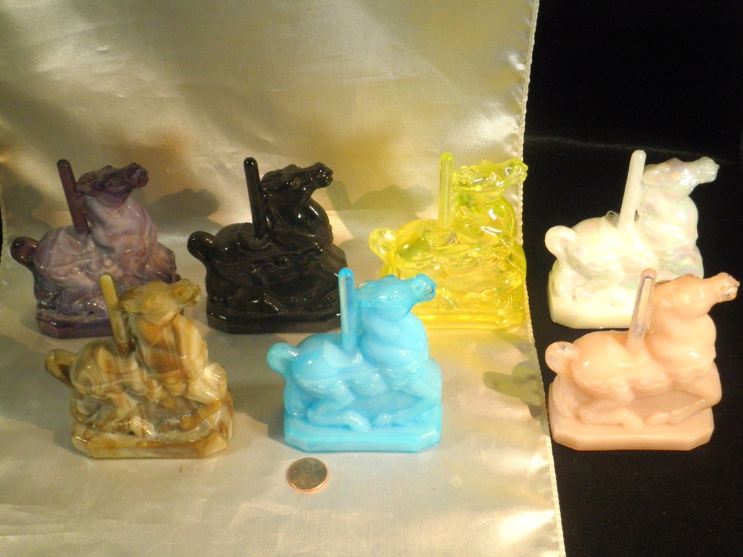 Vintage Boyd Glass Carousel Taffy Horse - Selection Listing - Etsy