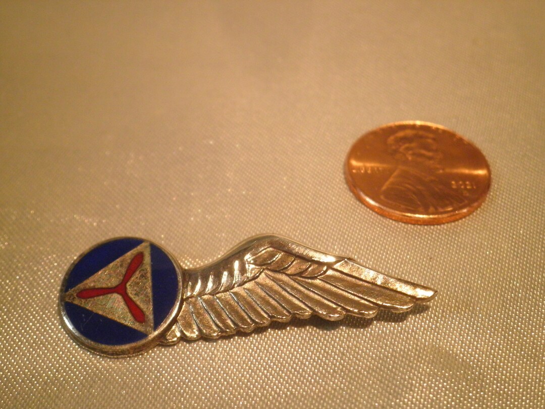 Vintage WWII WW2 Civil Air Flight Patrol Observer Wing Pin - Etsy