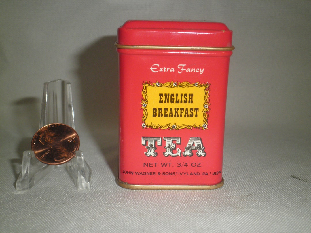 Vintage John Wagner & Sons" English Breakfast Tea" Tin Can - Etsy