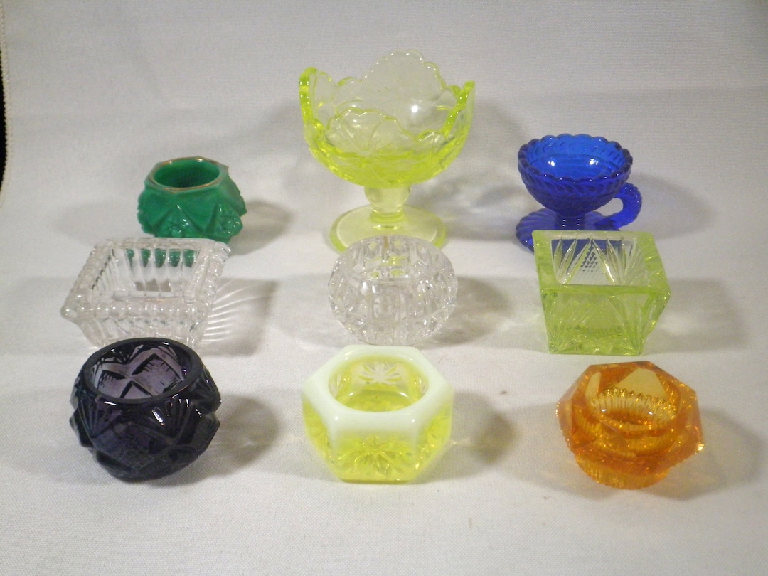 Vintage Salt Dip Selection Grouping - Etsy