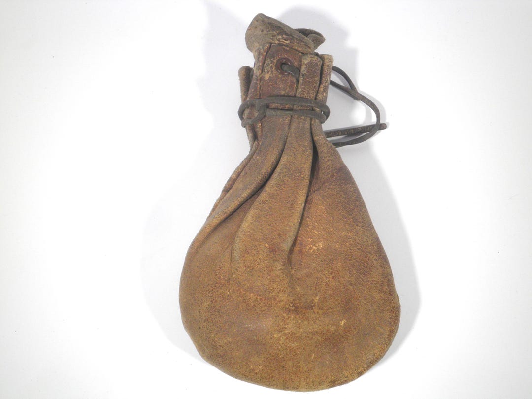 Antique 1920s Leather Drawstring Marble Bag Pouch With Marbles - Etsy