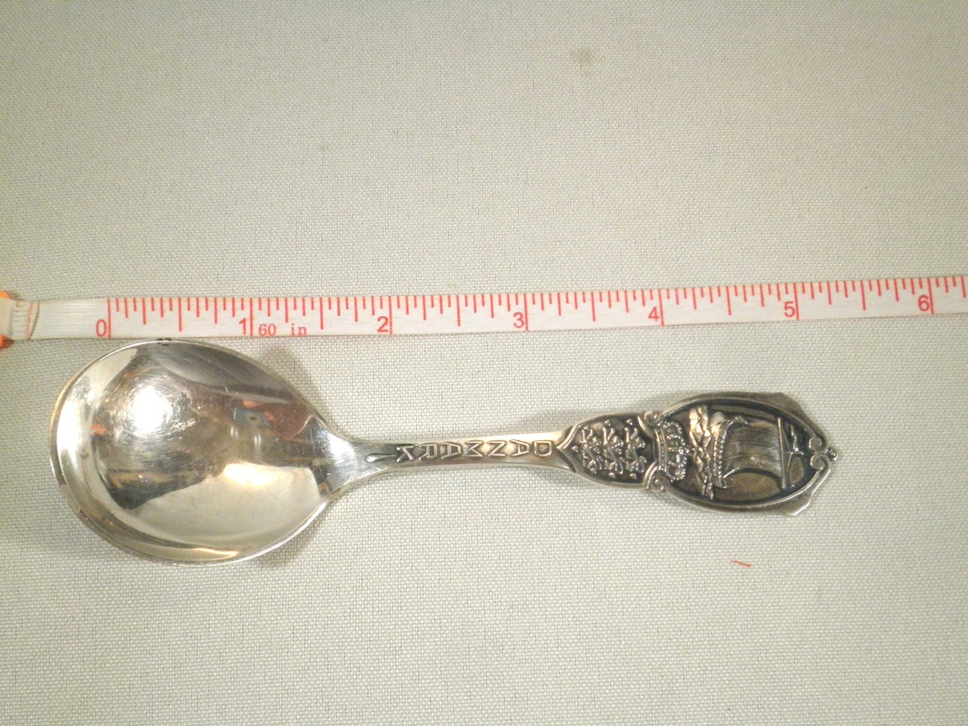 Vintage Danmark "denmark" Souvenir Spoon With Viking Ship - Etsy