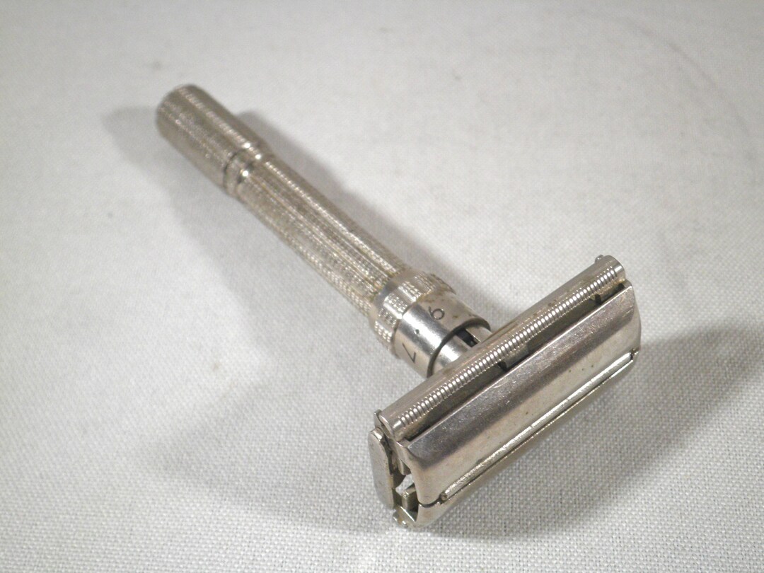 Vintage 1965 Gillette Slim K2 Adjustable Safety Razor - Etsy
