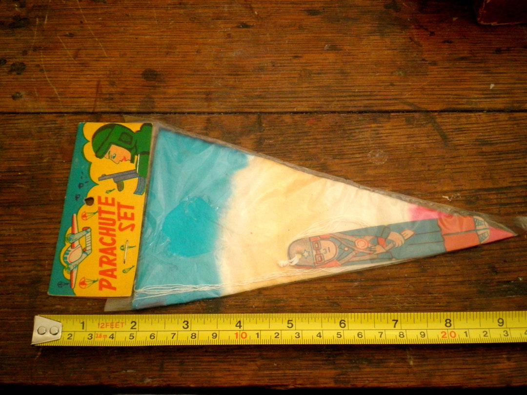 Mid-century Toy Parachute Set Paratrooper - Unopened Japan - Etsy
