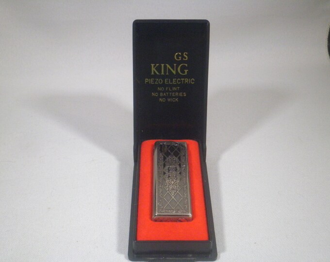 GS KING Butane & Piezo Electric Pocket Lighter in the Original Box - Etsy