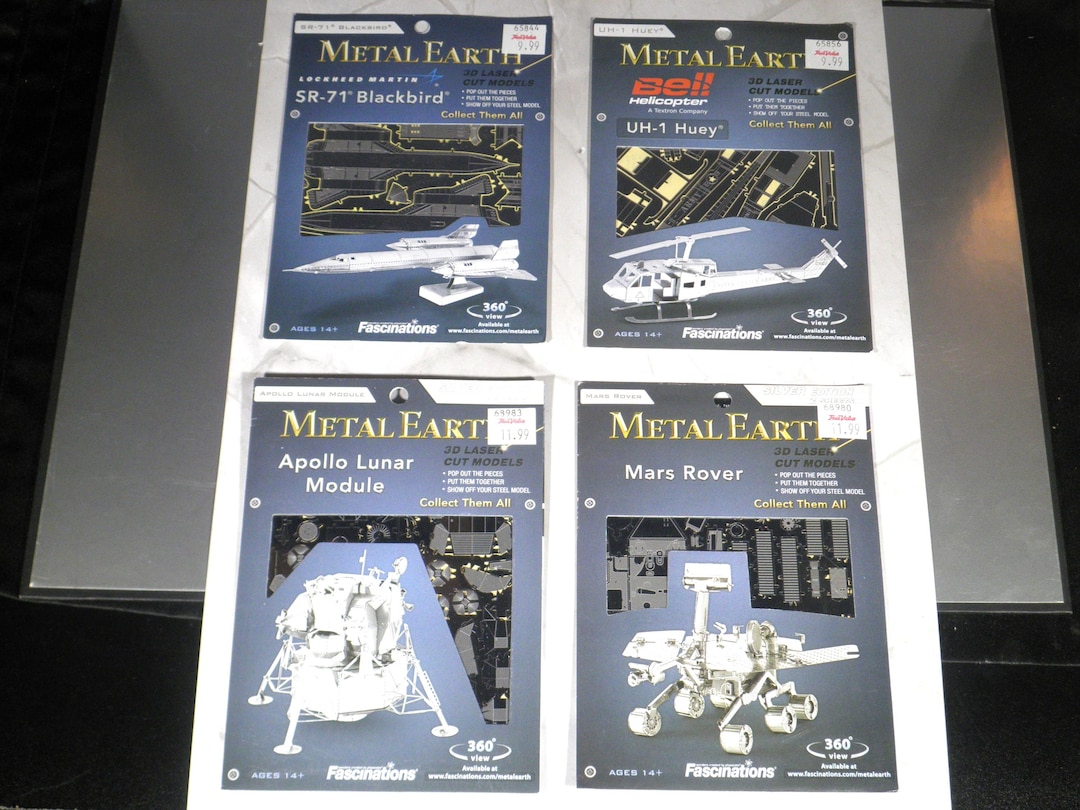Metal Earth Steel Model Kits New/old Stock Selection Group - Etsy