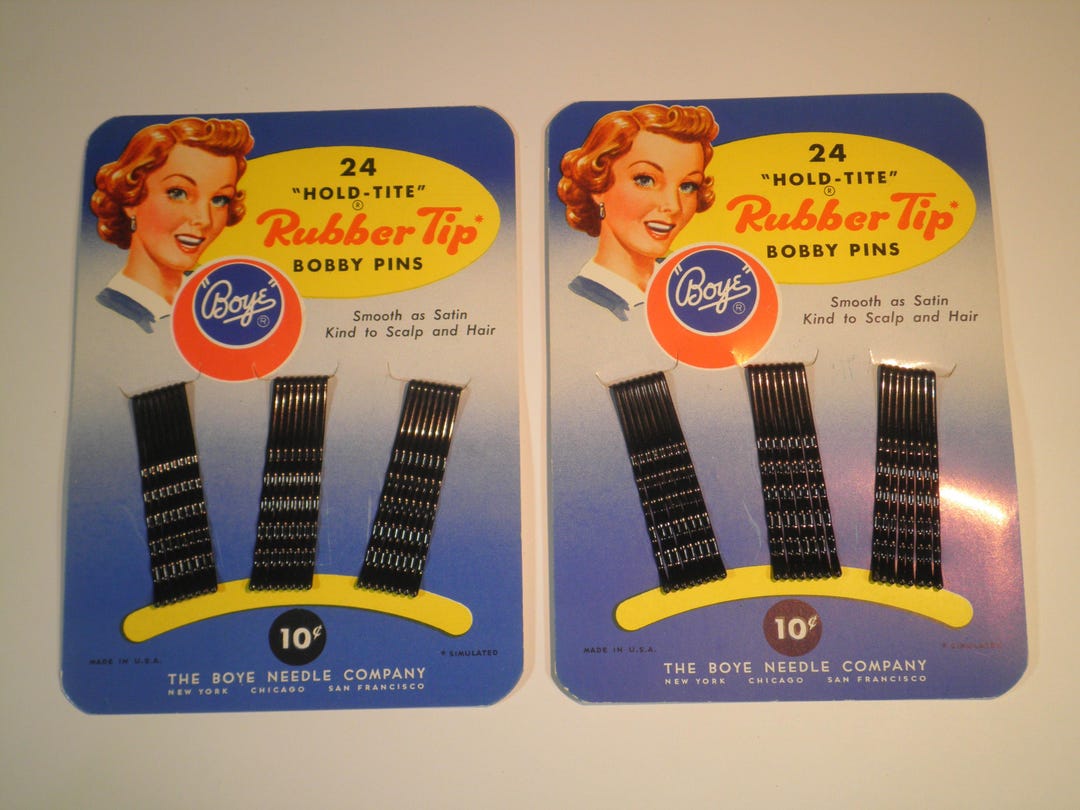 Vintage 1950s Boye Needle Company Bobby Pins - New / Old Stock - Etsy
