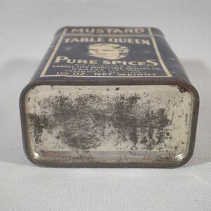 Rare Table Queen Pure Spices Mustard Tin Can Kansas City - Etsy
