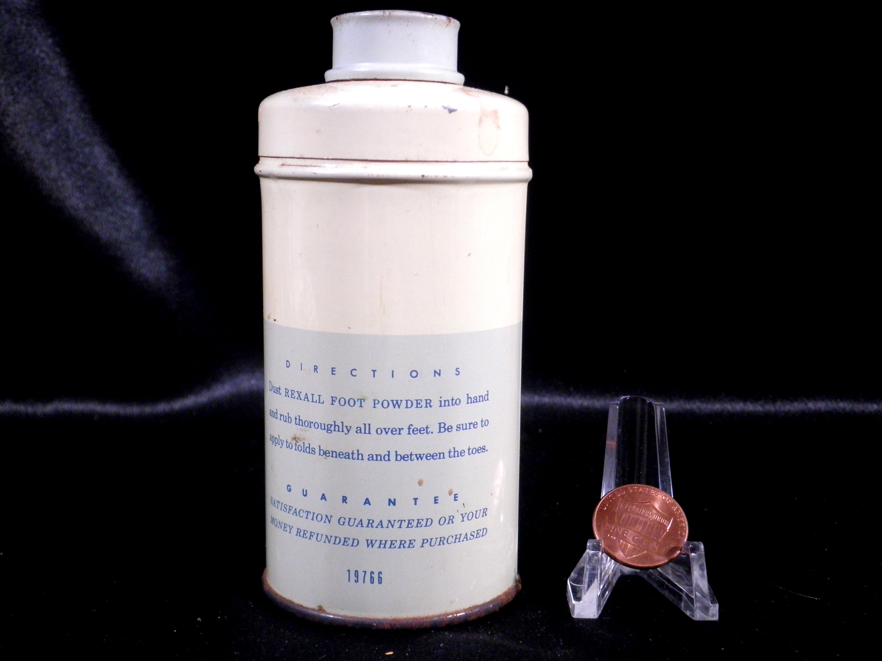 Vintage Rexall Foot Powder 4 Oz. Tin Can - Etsy UK