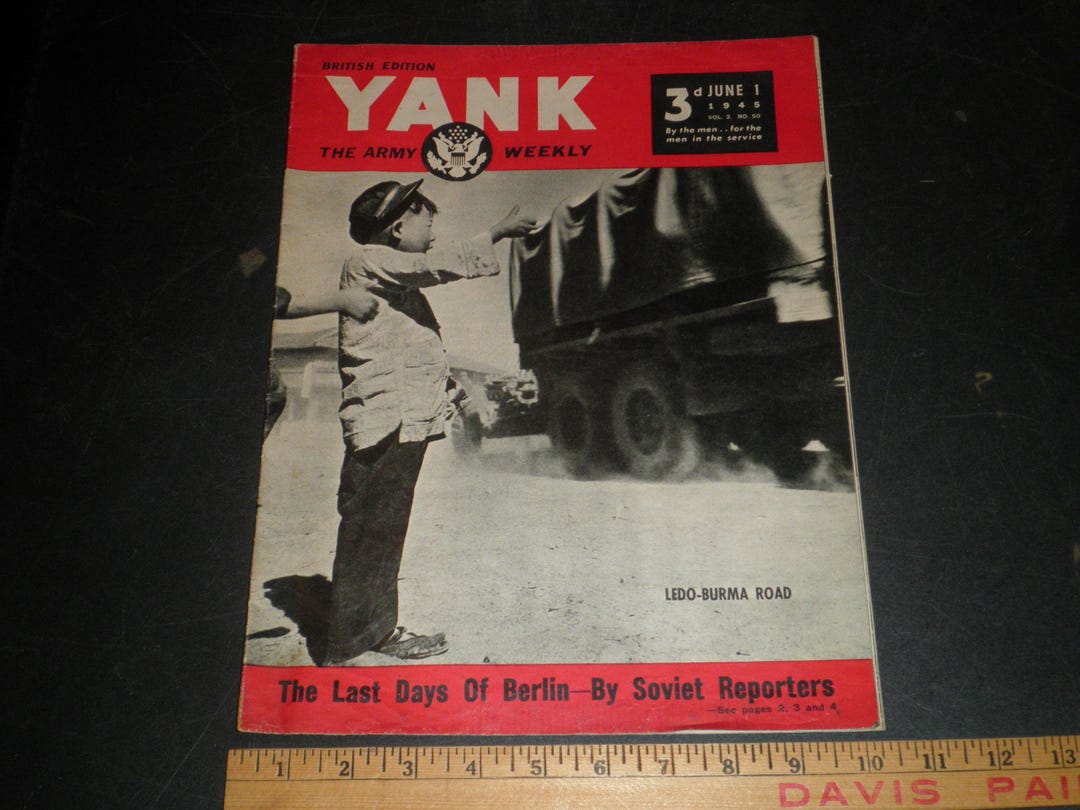 Yank Magazine the Army Weekly WWII British Edition June 1, 1945 - Etsy