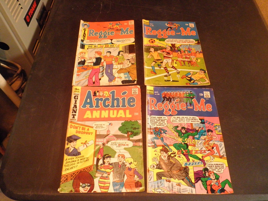 Archie Series - Reggie and Me, Archie Giant Annual Comics - Lot of 4 - Etsy
