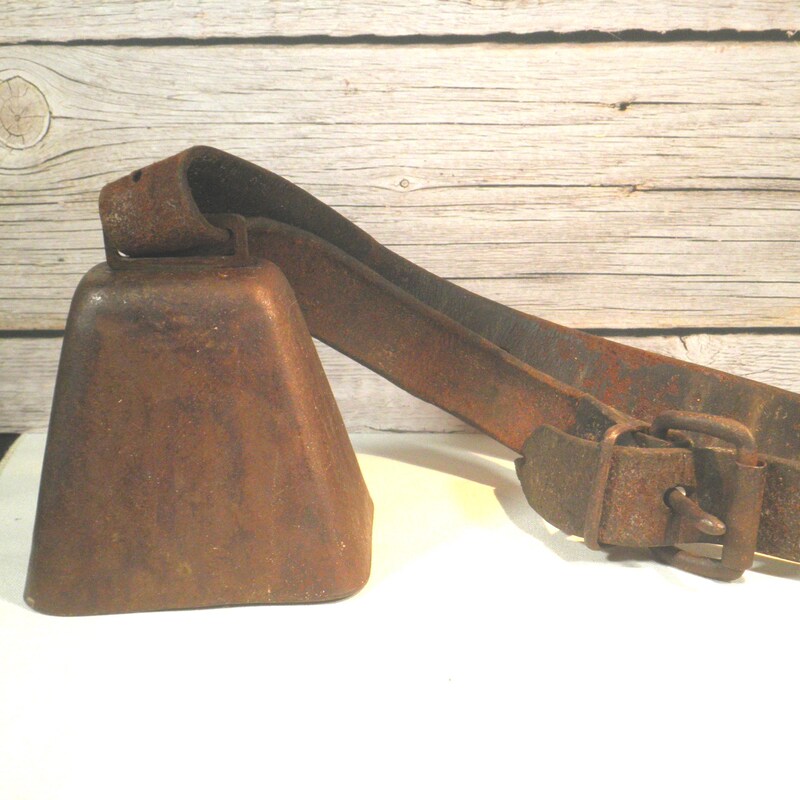 Antique Cow Bell - Etsy