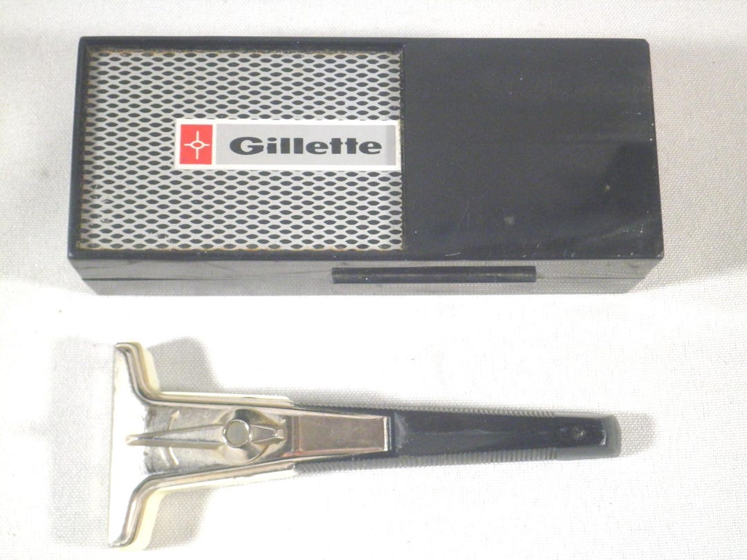 Gillette Techmatic Razor With Box Vintage 1960s - Etsy