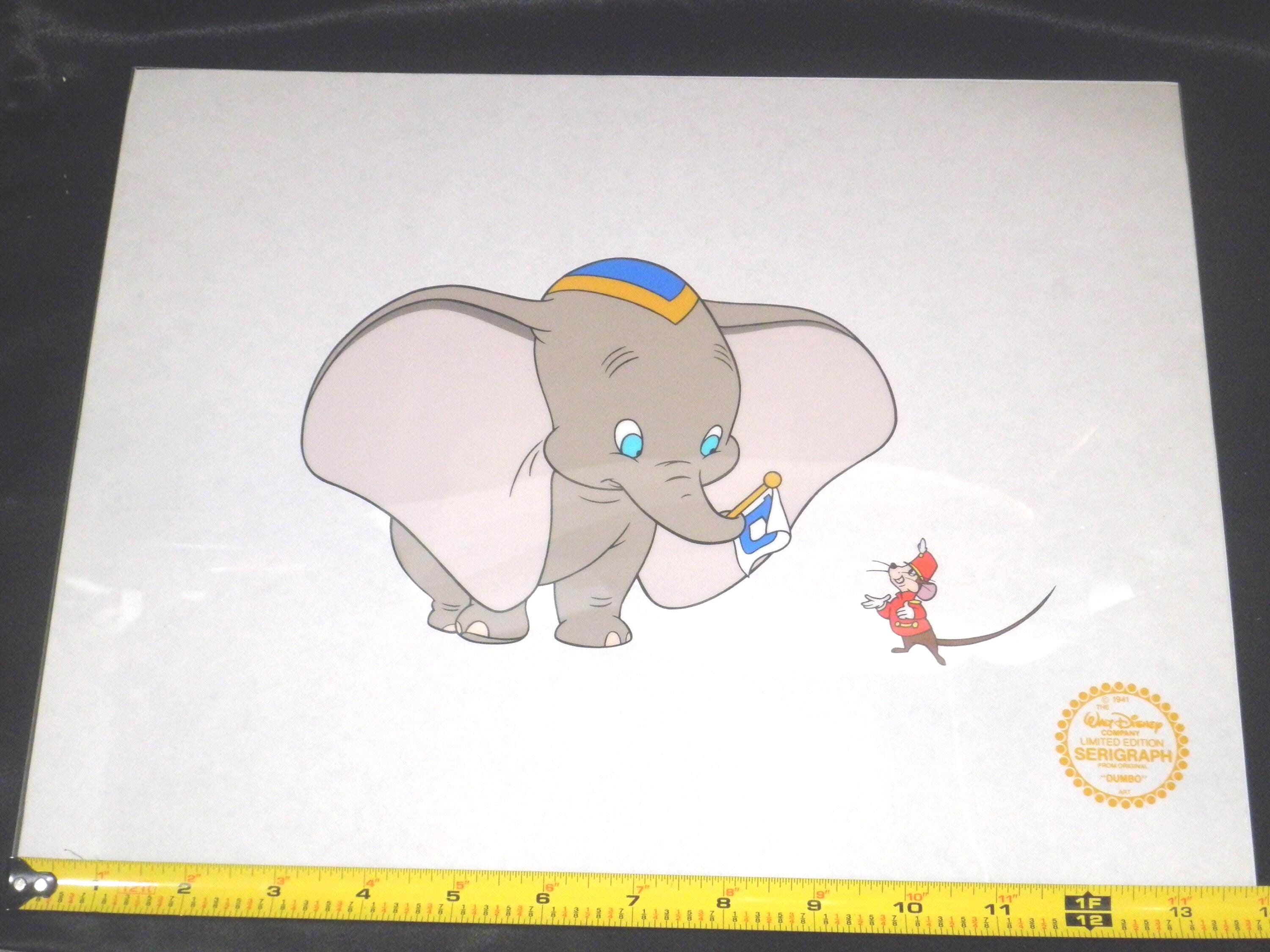 Walt Disney 1941 "dumbo" Limited Edition Animation Serigraph Cel - Etsy