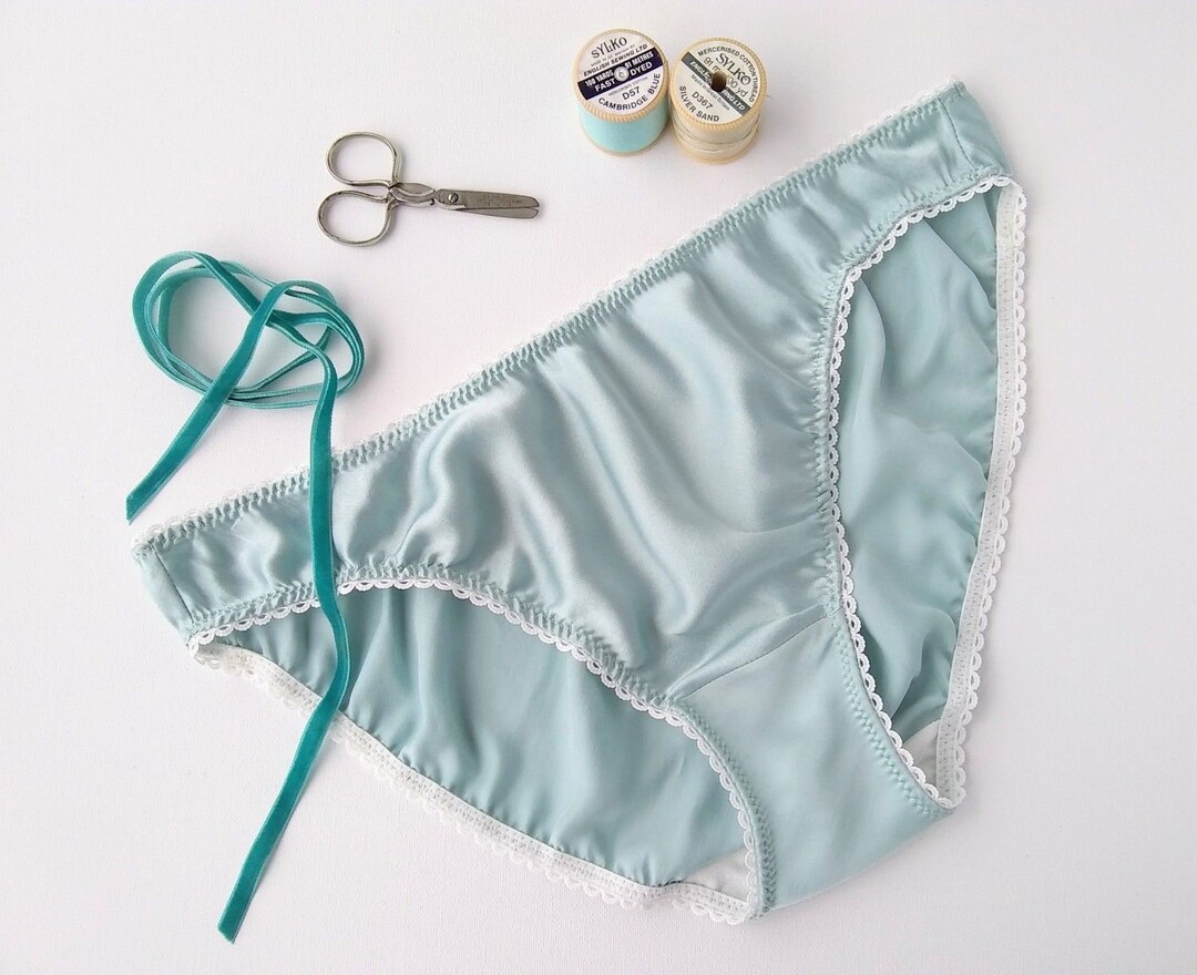 Silk Knickers, Blue Silk Knickers, Duck Egg Blue Silk, and Other ...