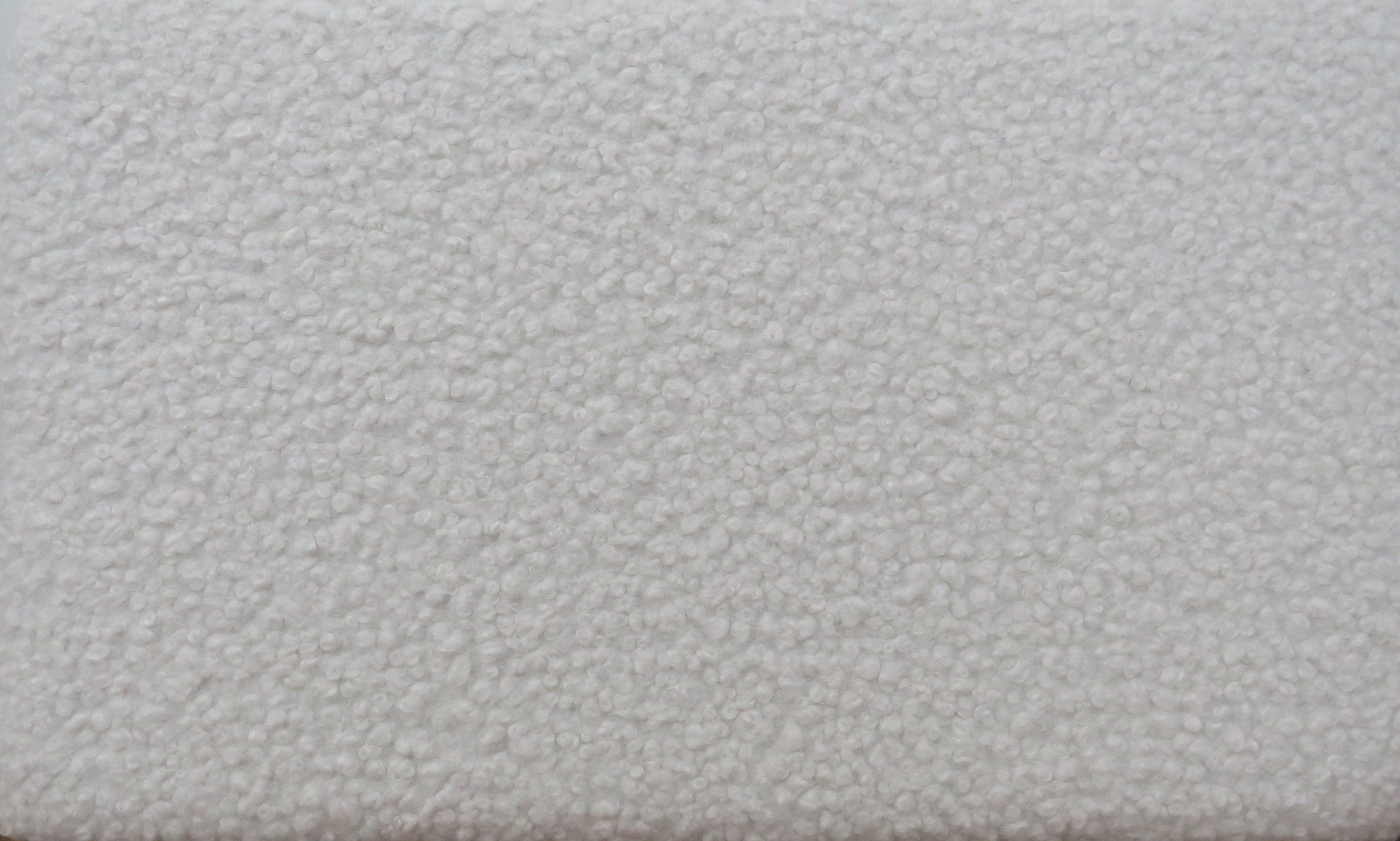 Large Wooden Storage Box With Fabric Upholstered Hinged Lid/seat Boucle ...