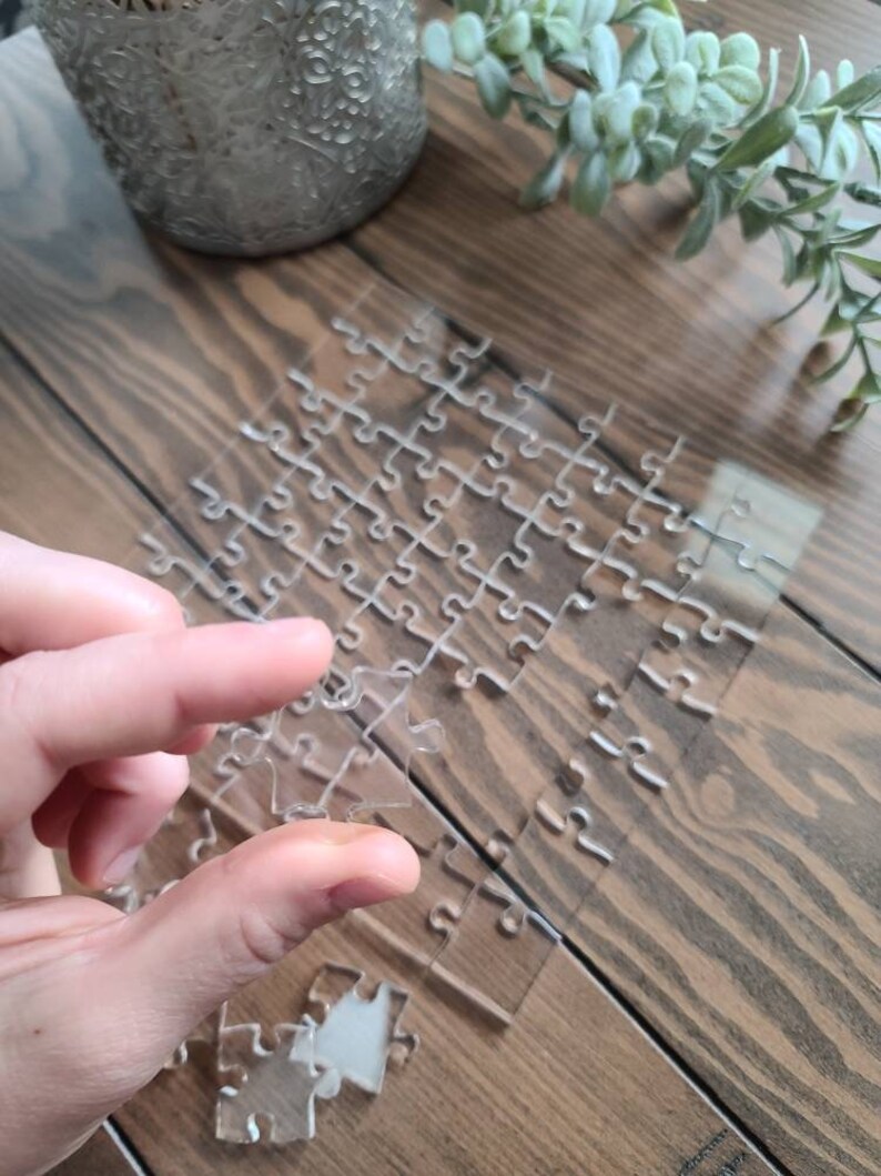 Clear Jigsaw Puzzle Difficult Puzzle Impossible Clear - Etsy