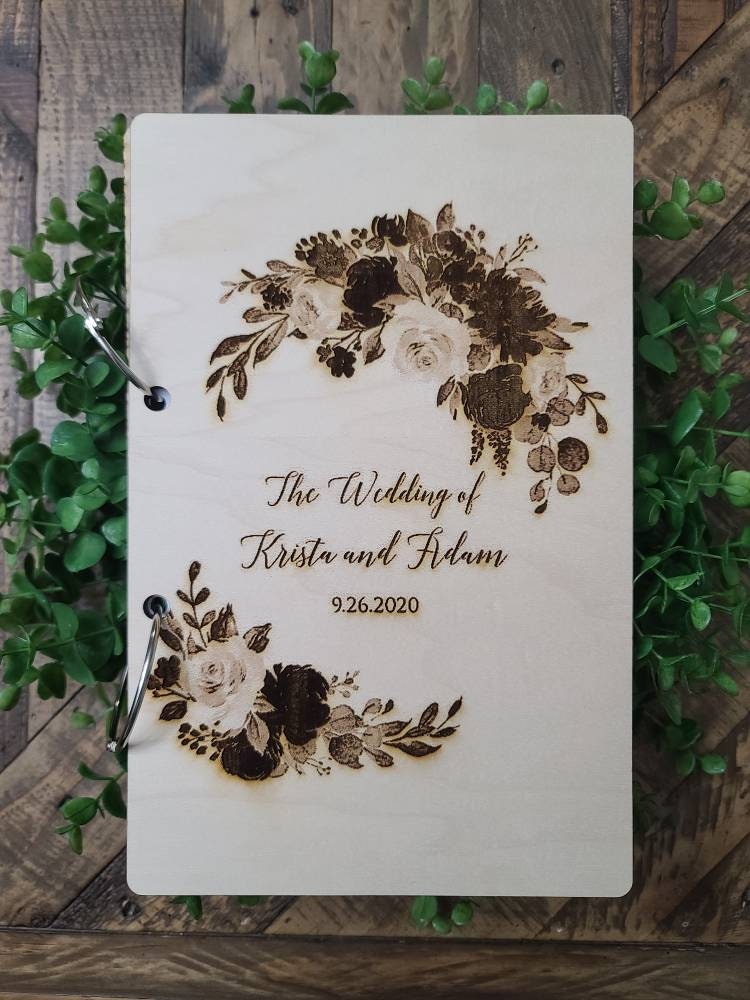 Wedding Gift Custom Card Book Wedding Card Album Bridal | Etsy